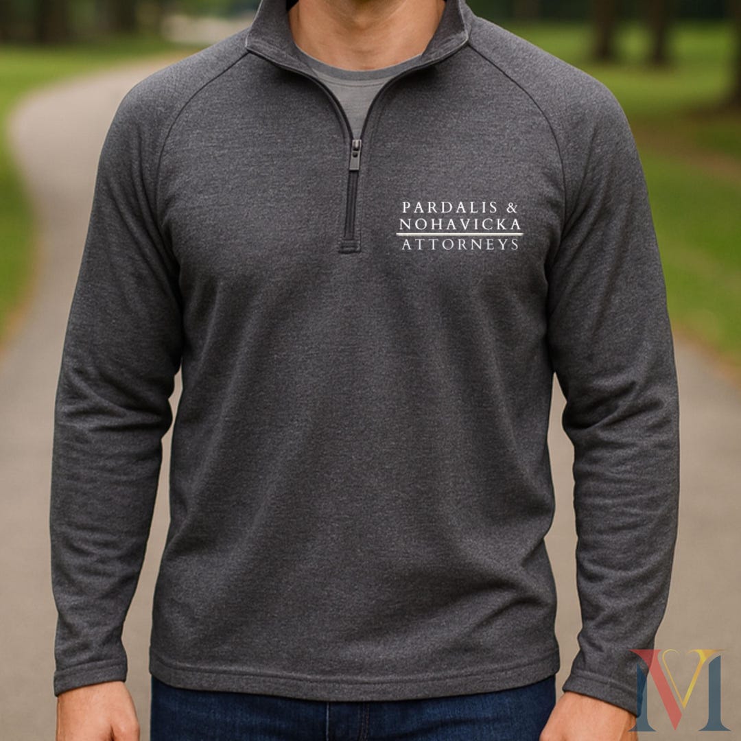 Custom Embroidered Quarter Zip Sweatshirt, Personalized Team Apparel ...