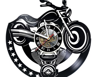 Motorcycle clock | Etsy