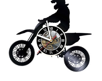 Motorcycle clock | Etsy
