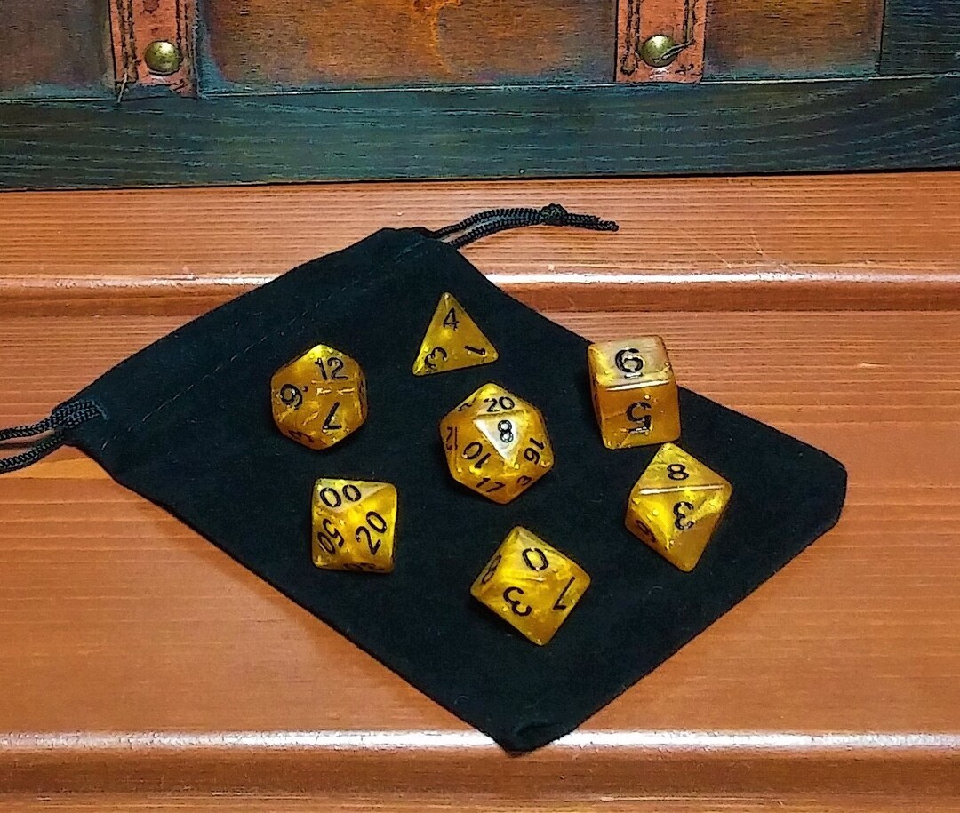 Caramel Dungeons and Dragons Dice Set DND Dice Box Set D&D Dice Box ...