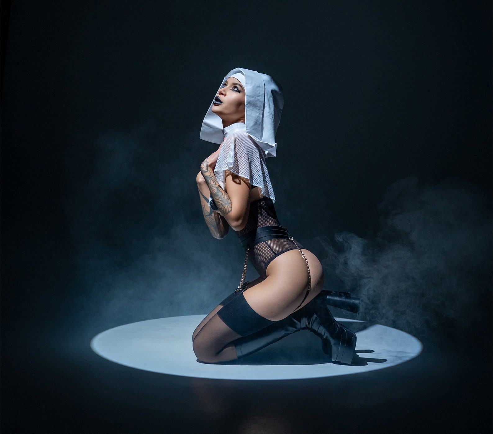 Sexy Halloween Nun Costume Sexy Nun Costume Erotic Lingerie - Etsy