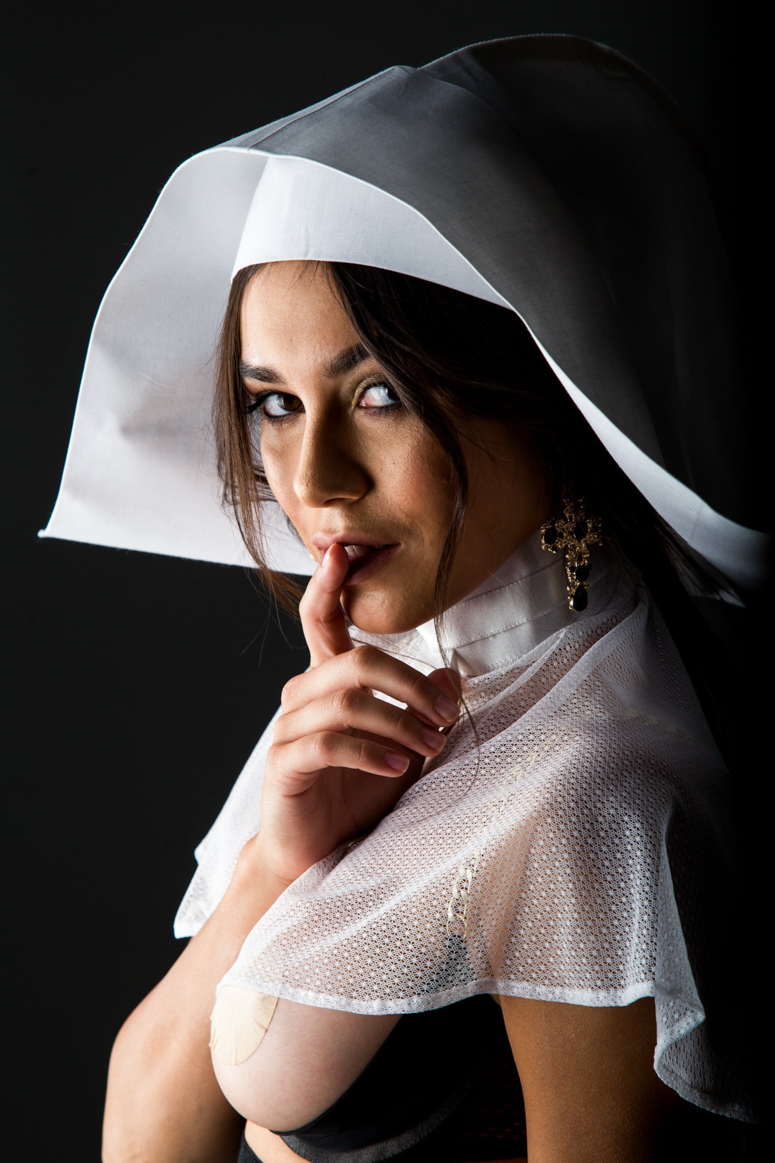 Nun Erotic Lingerie Costume Nun Sexy Dress Lingerie See Etsy