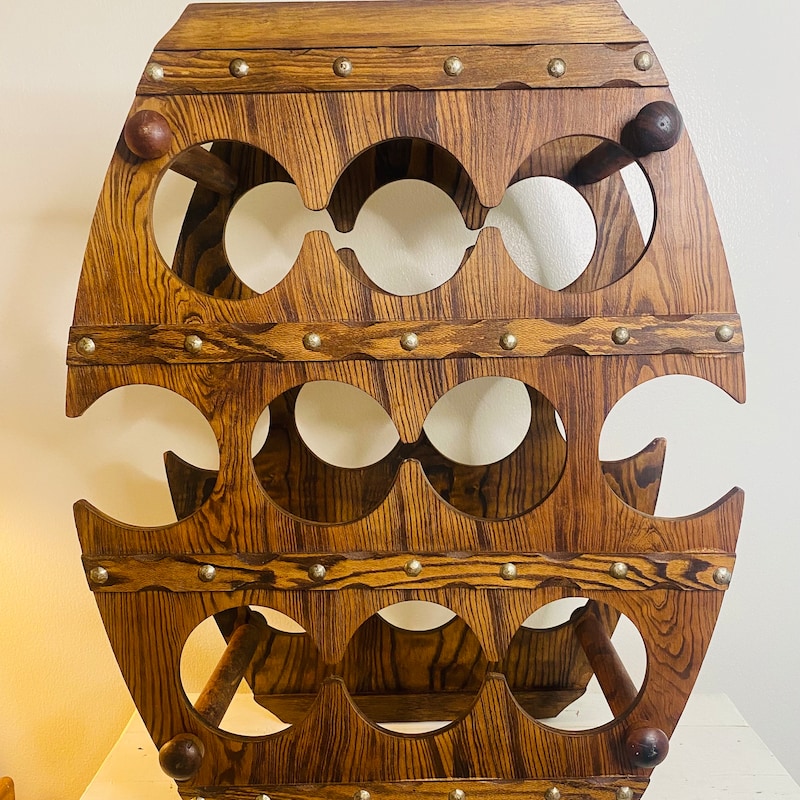 Retro Wine Rack - Etsy