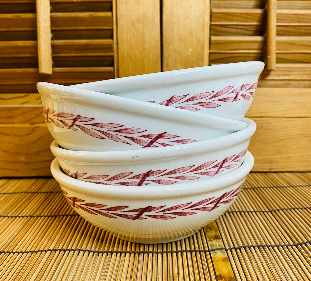 Vintage Diner Bowls, Mayer China, Set of Four, Diner Soup/chili Bowls ...