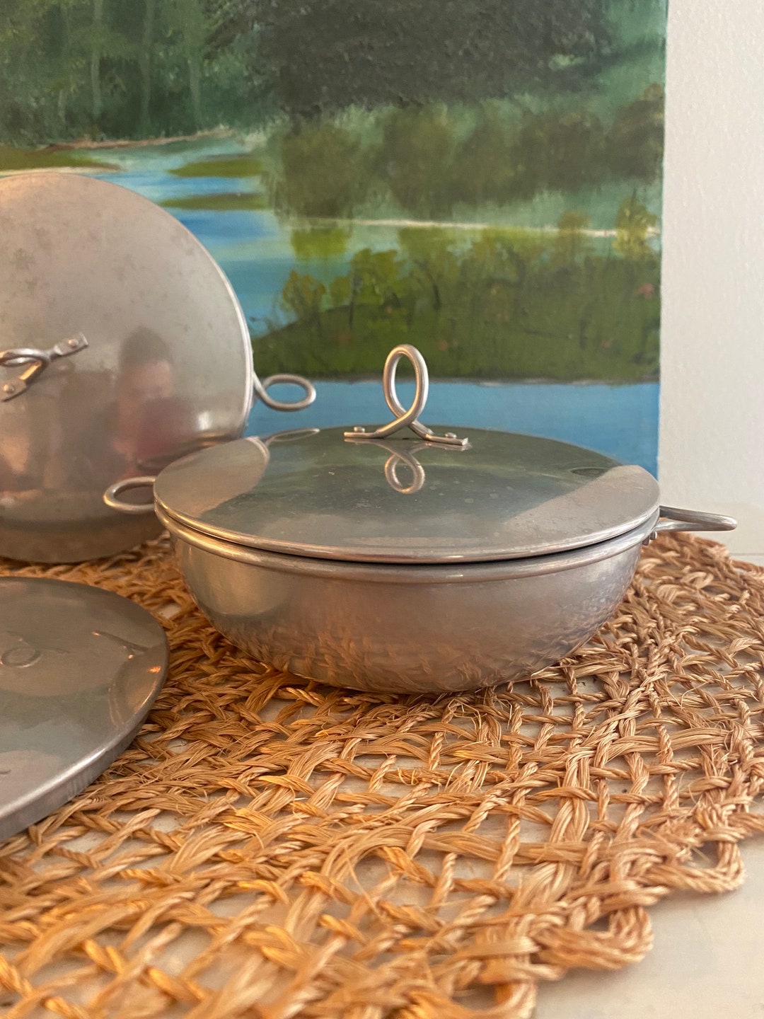 Vintage Camping Bowls, Aluminum Rice Bowls W Lids, Made in Japan - Etsy