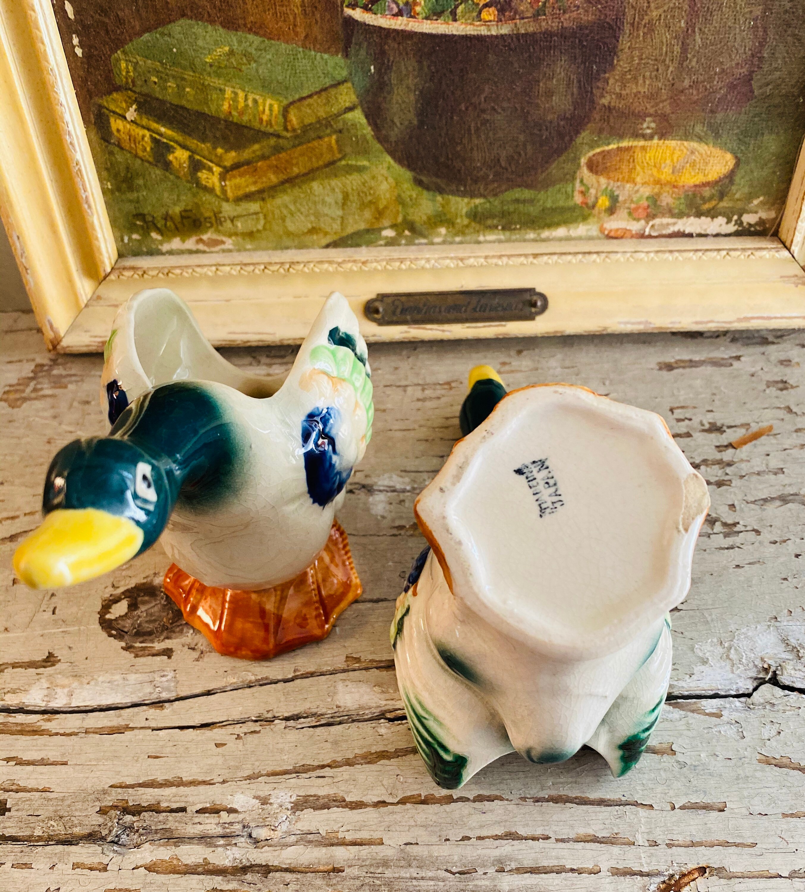 Vintage Mallard Duck Planters Made in Japan - Etsy