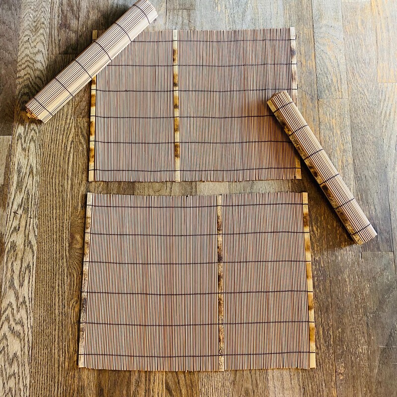 Bamboo Table Placemats - Etsy