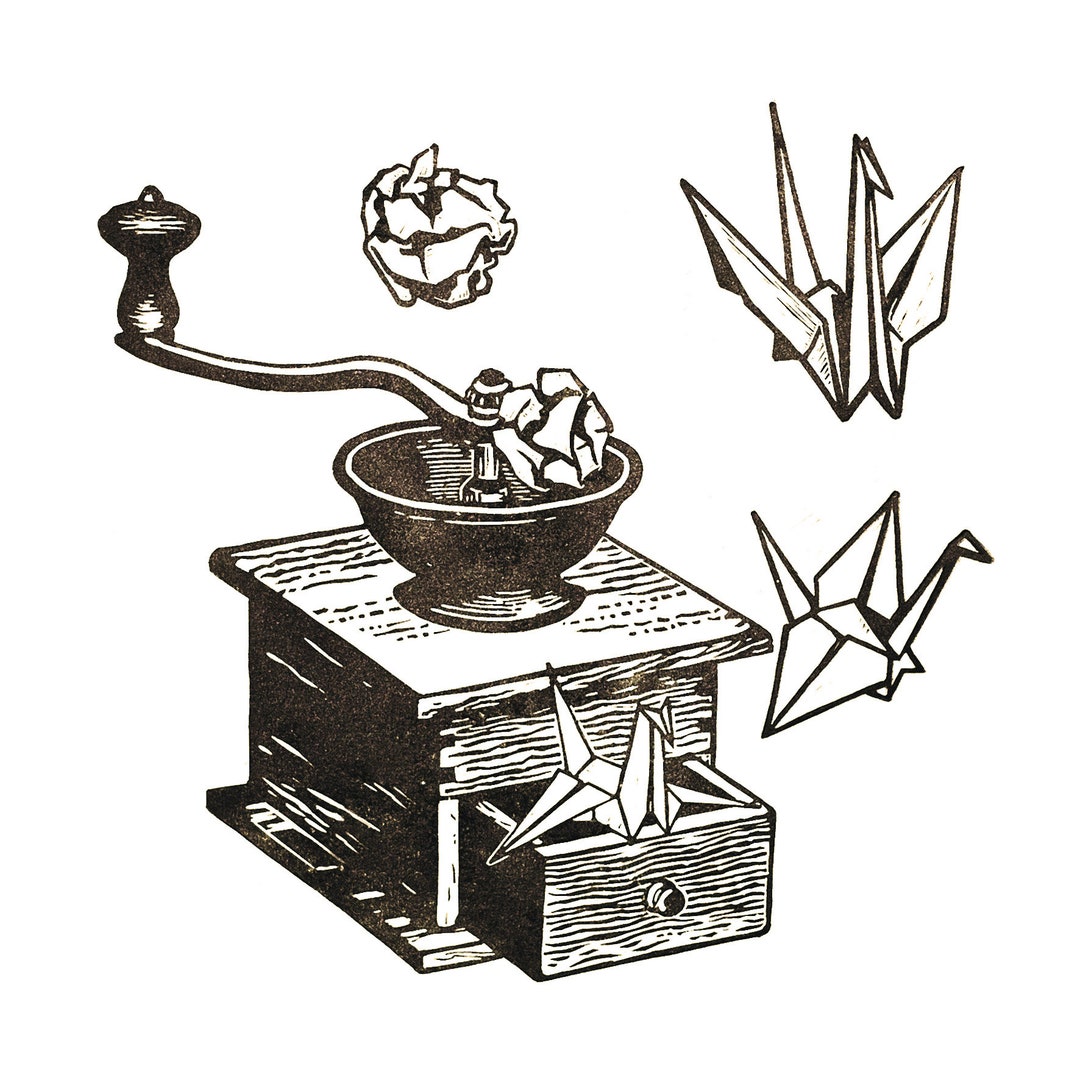 Analog Print Grinder With Origami - Etsy
