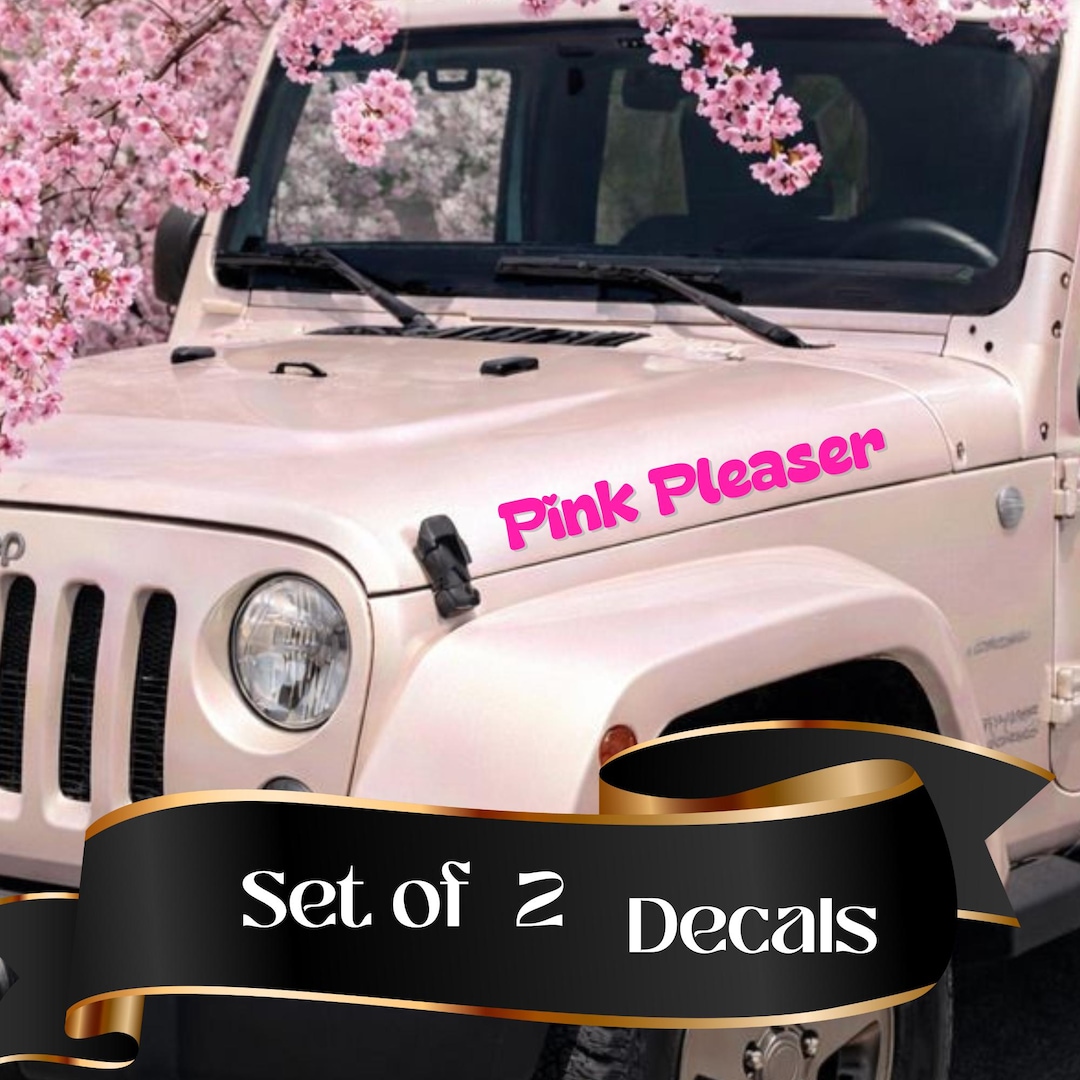 Custom Hood Text Decal | Car Vinyl Sticker Banners | Offroad Vehicles ...