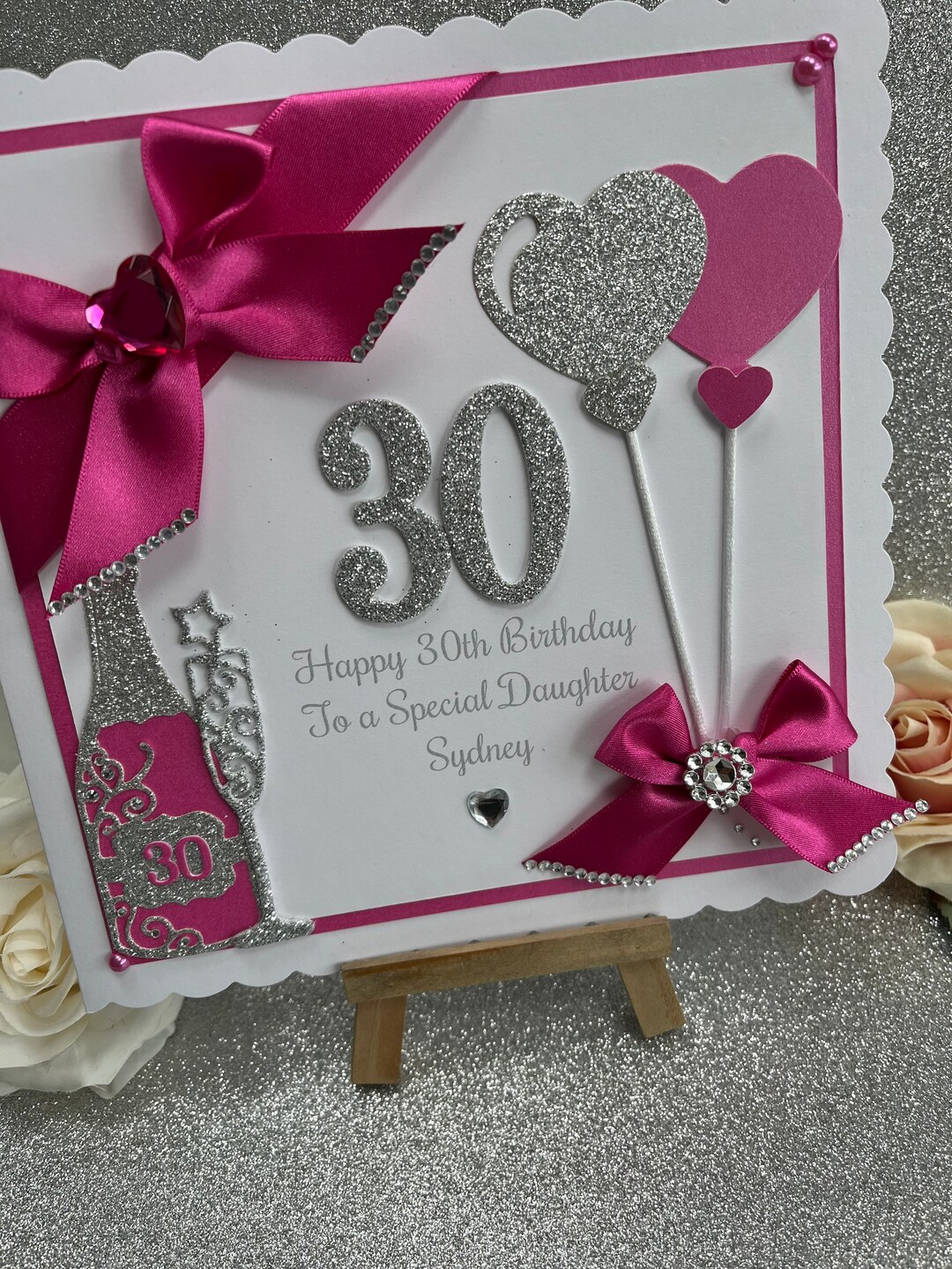 Large Boxed Luxury Personalised Birthday Card for - Etsy UK