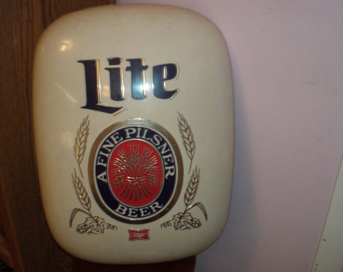 Vintage Miller Lite Display Sign - Etsy