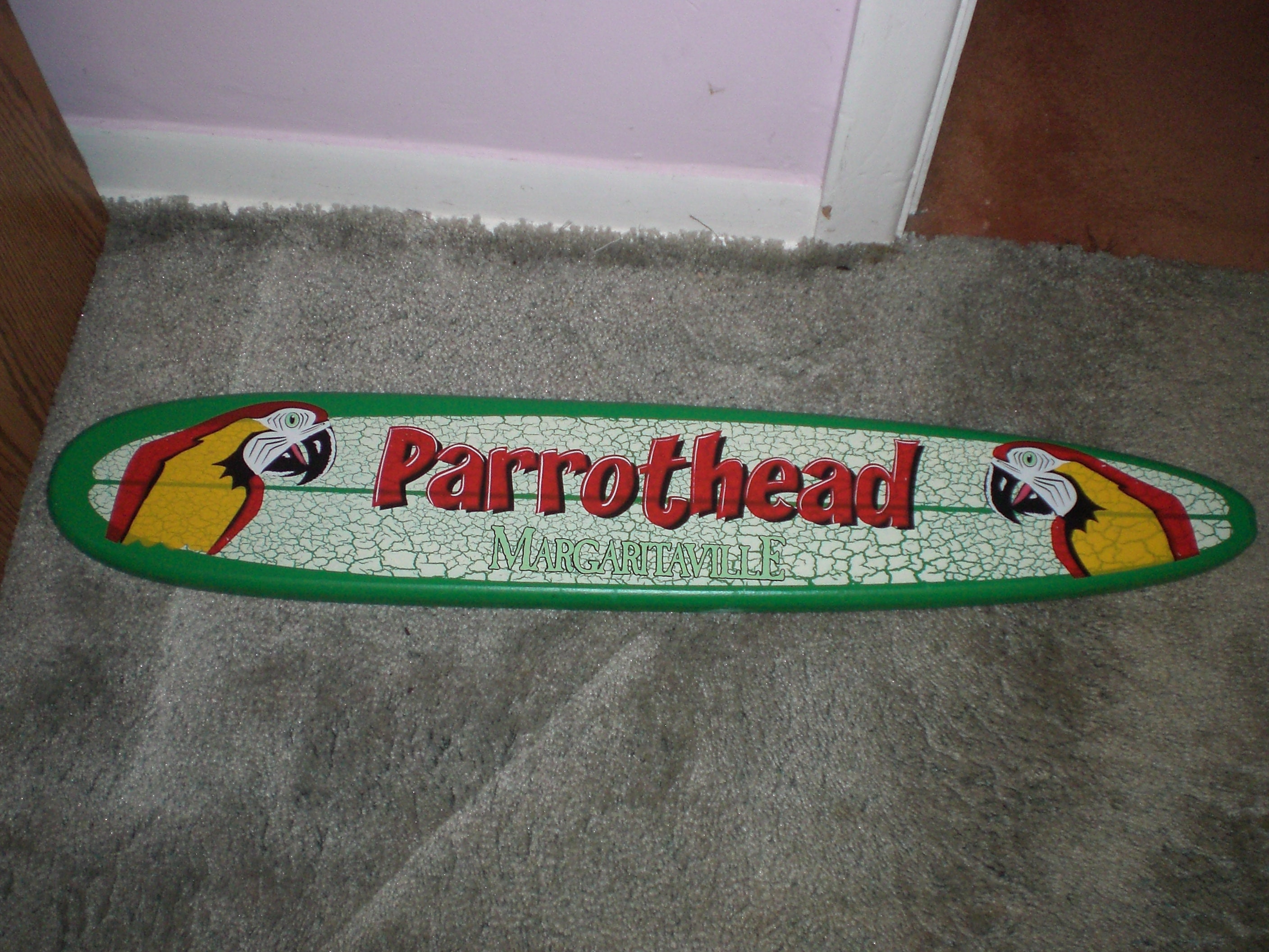 Vintage Parrothead Sign - Etsy