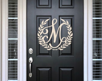 Monogram Door Sign - Etsy