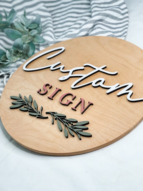 Custom Sign Logo Sign Business Sign Custom Quote Sign - Etsy