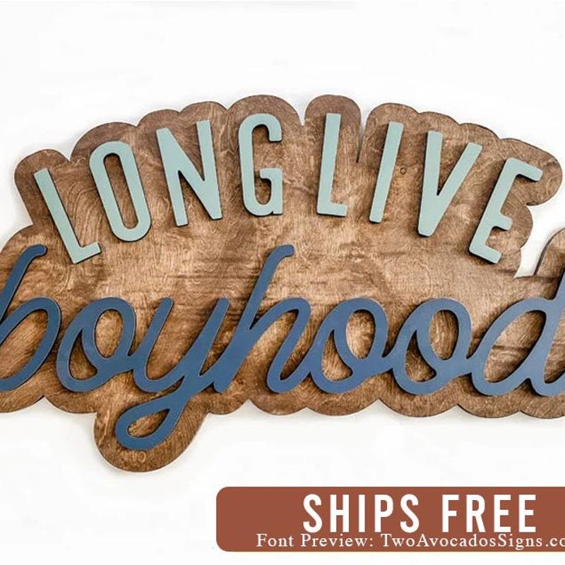 Boys Room Sign - Etsy