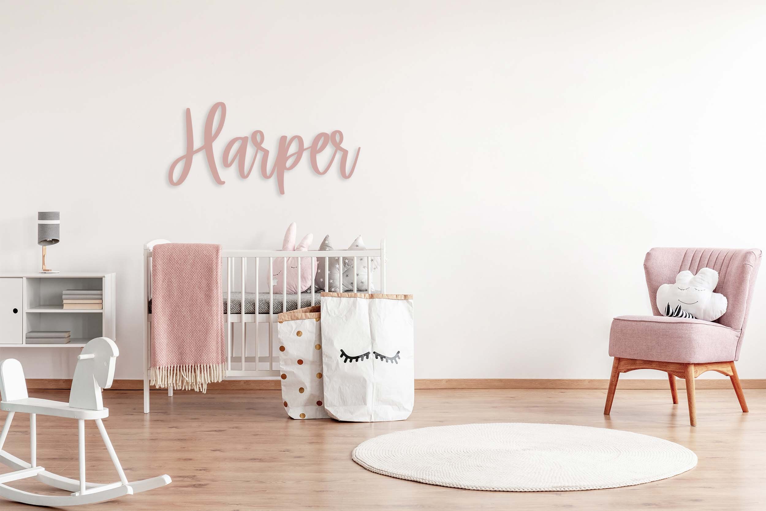 Custom Wood Name Sign Cutout / Name Cut Out / Baby Name Sign / | Etsy