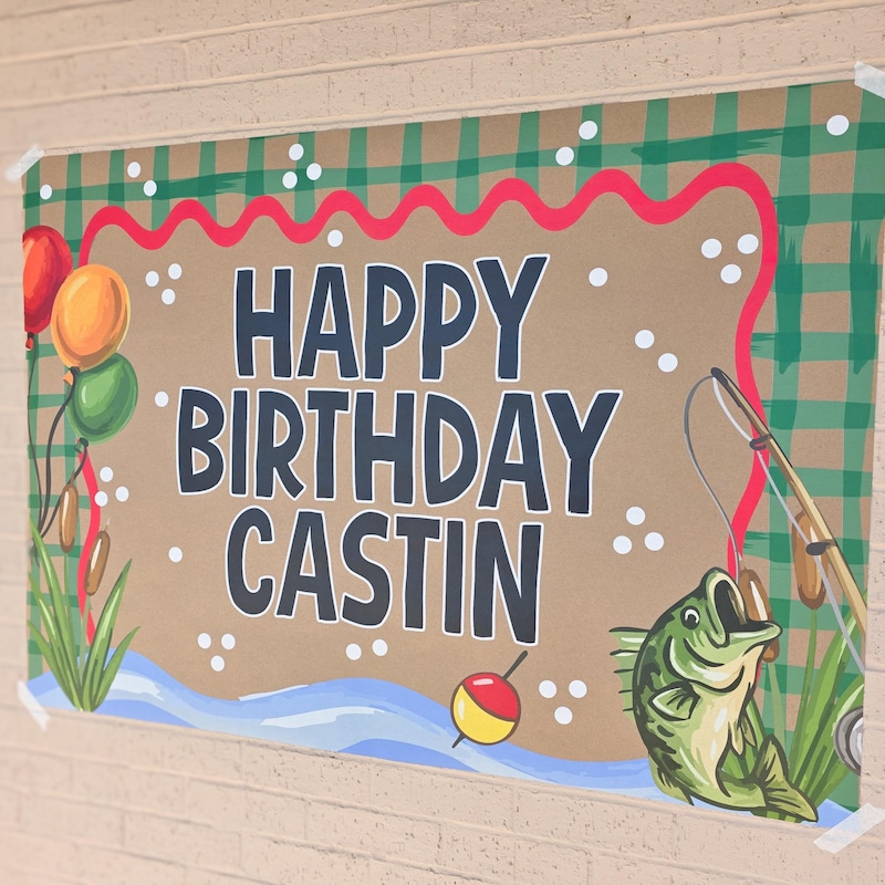 River Birthday Banner - Etsy