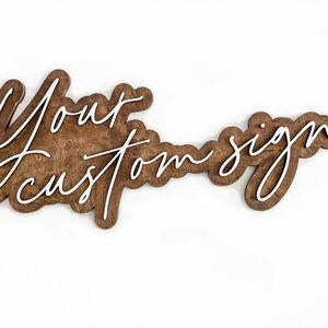 Custom Sign, Personalized Sign, Business Sign, Logo Sign, Custom Quote ...