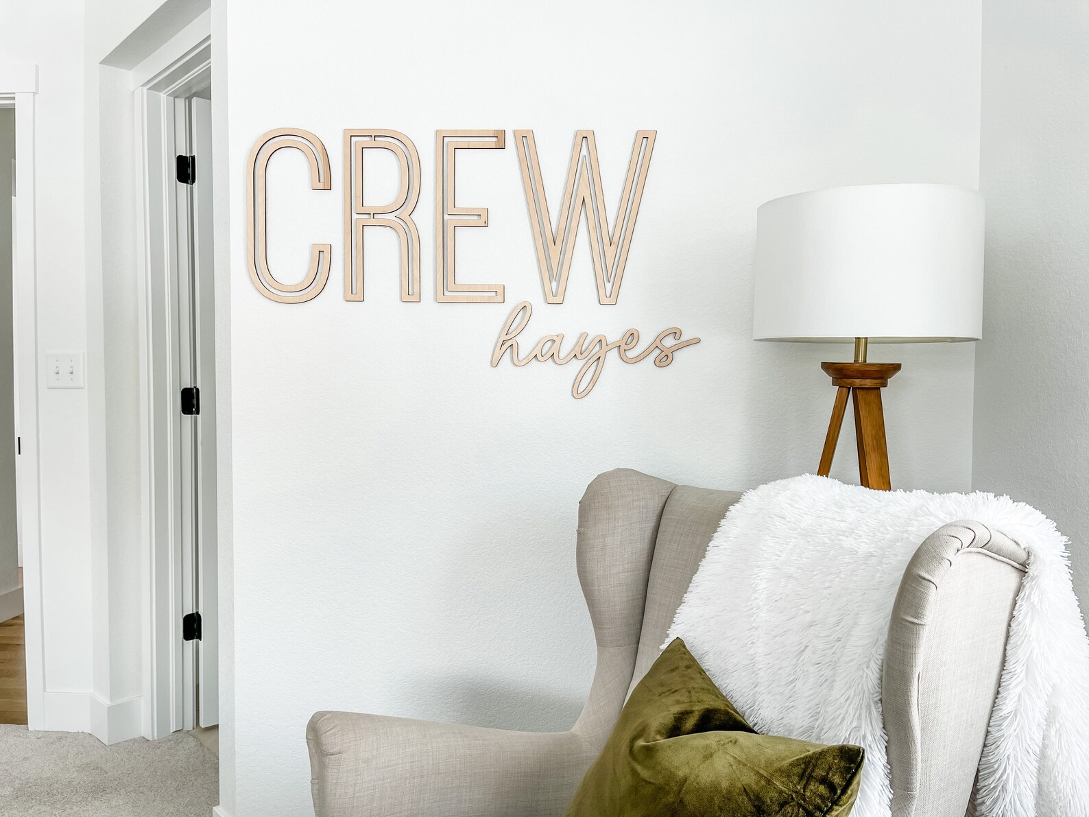 Stacked Name Sign Cutout / Nursery Name Sign / Baby Name Sign - Etsy