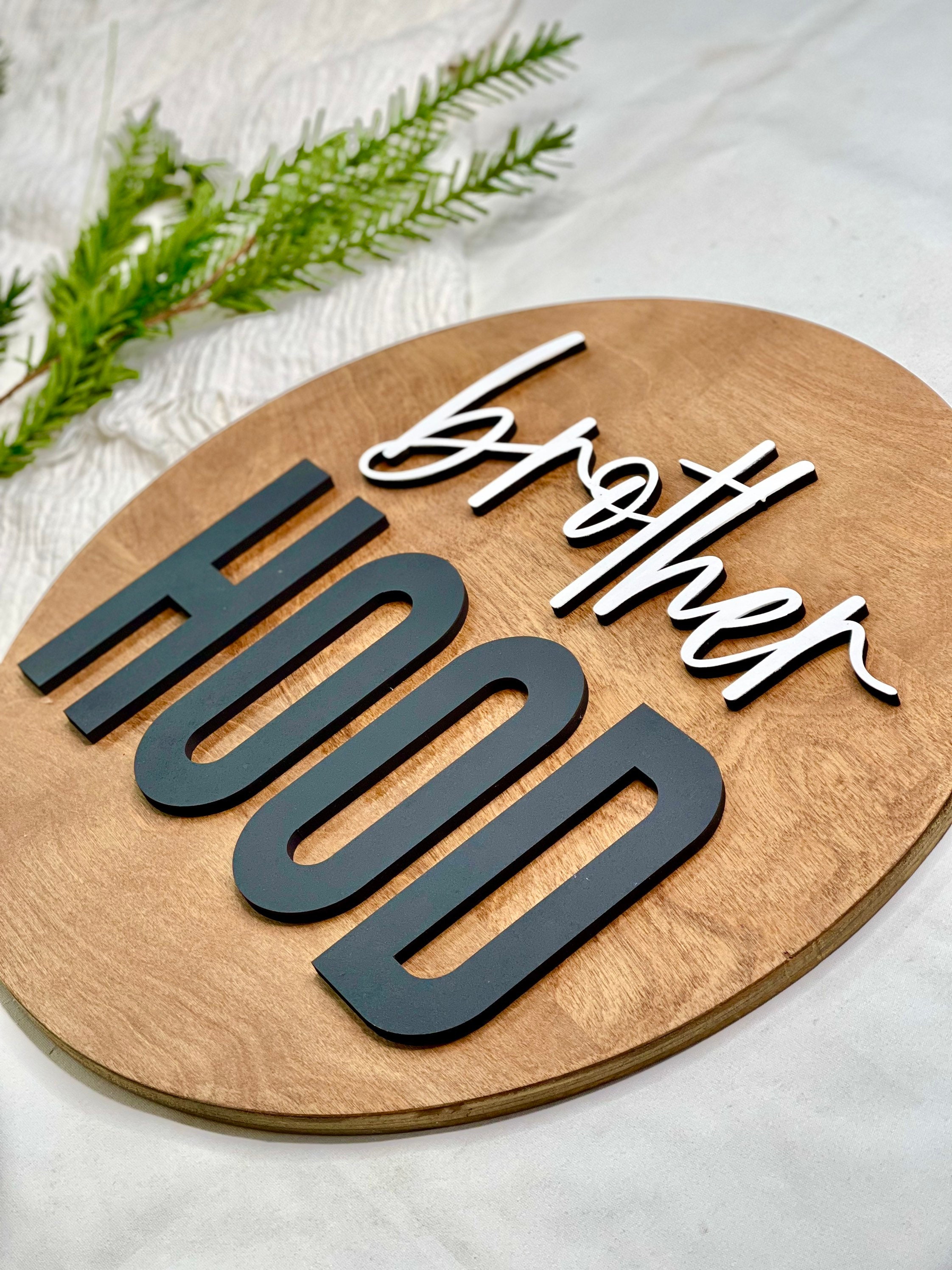 Brotherhood Sign Boys Shared Room Boy Nursery Boy Nursery - Etsy