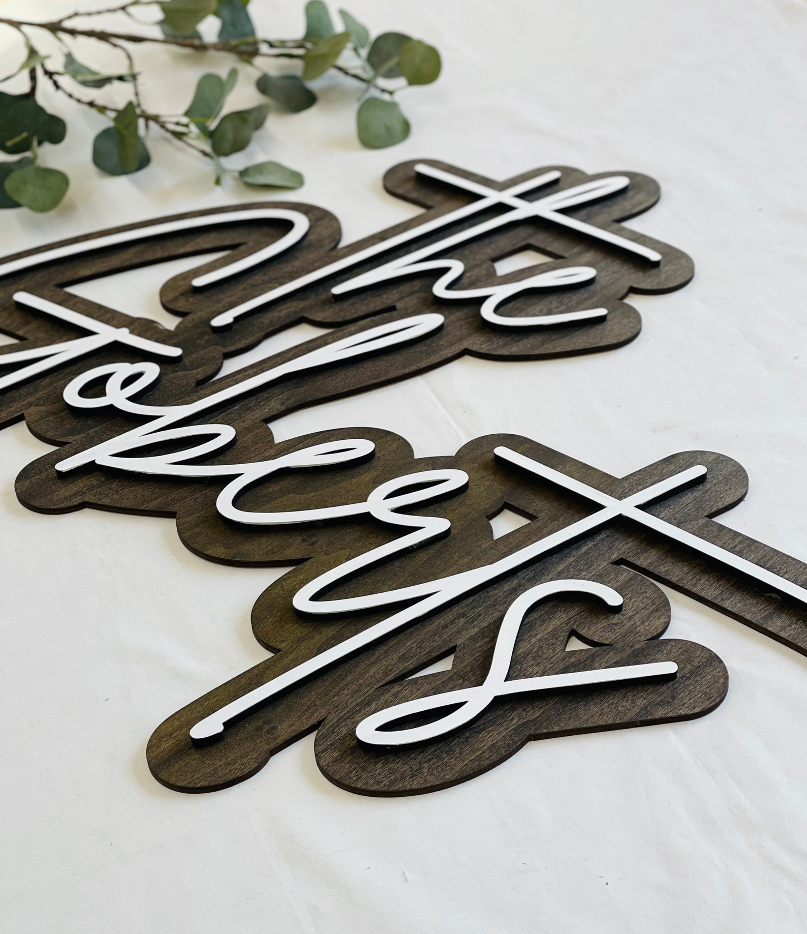 Large Last Name Sign Cut Out Last Name Sign Wedding Name - Etsy