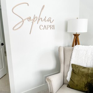 Stacked Name Sign Cutout / Nursery Name Sign / Baby Name Sign / Above ...