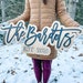 Large Last Name Sign, Cut Out Last Name Sign, Wedding Name Sign, Double ...