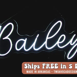 Name Neon Sign, Custom Neon, Teen Neon Name Sign, Kids Neon Name Sign ...