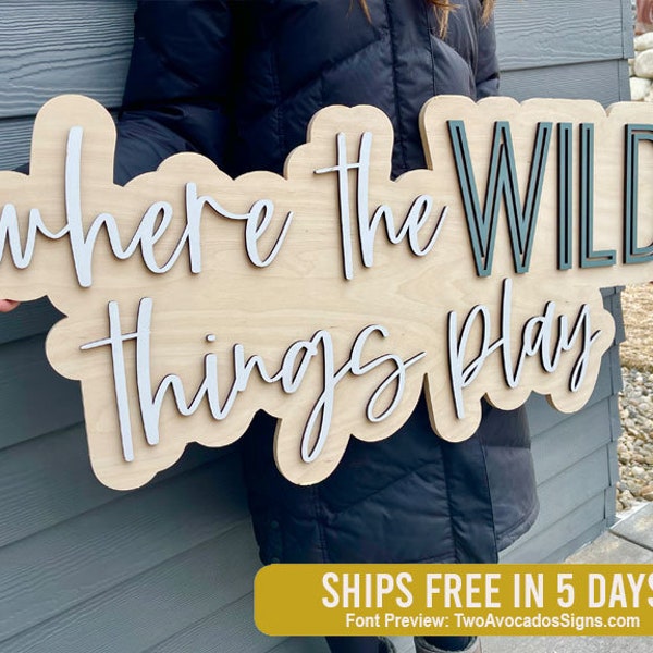 Where the Wild Things Are Wall Decor - Etsy