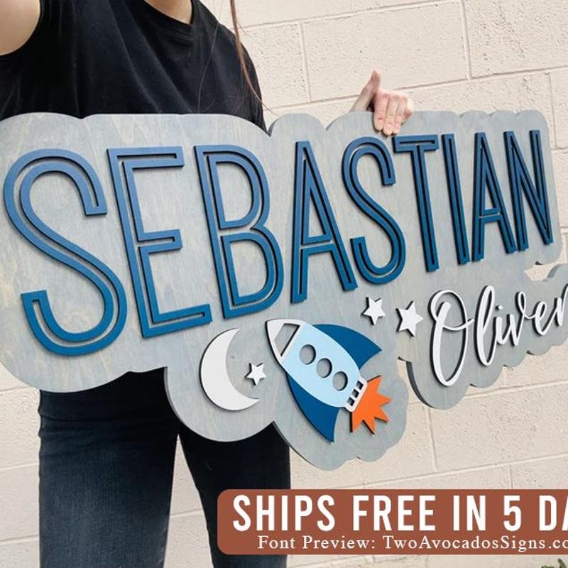 Space Nursery - Etsy