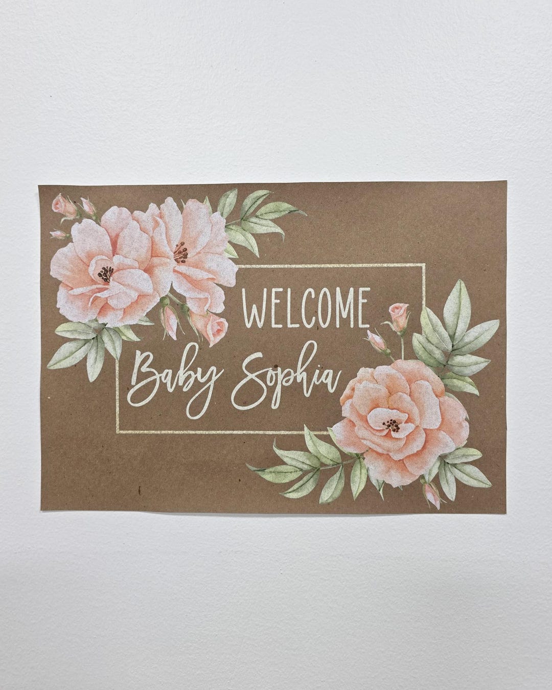 Custom Banner, Printed Butcher Paper Banner, Personalized Party Decor ...