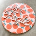 Teacher Name Sign, Teacher Appreciation Gift, Round Teacher Sign, Door ...