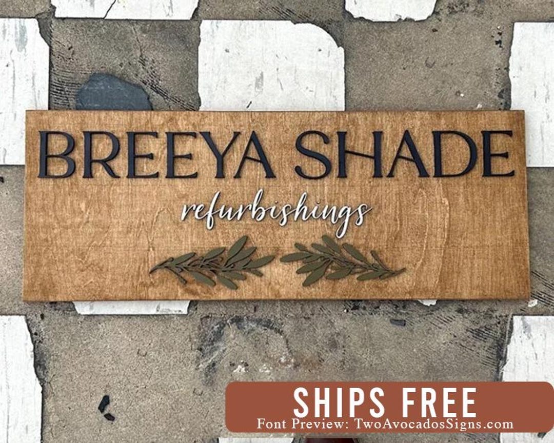 Custom Sign, Personalized Sign, Small Business Sign, Logo Sign ...
