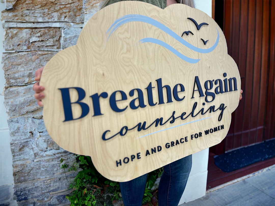 Custom Hybrid Sign, Printed and Cut Out Design, Custom Sign ...