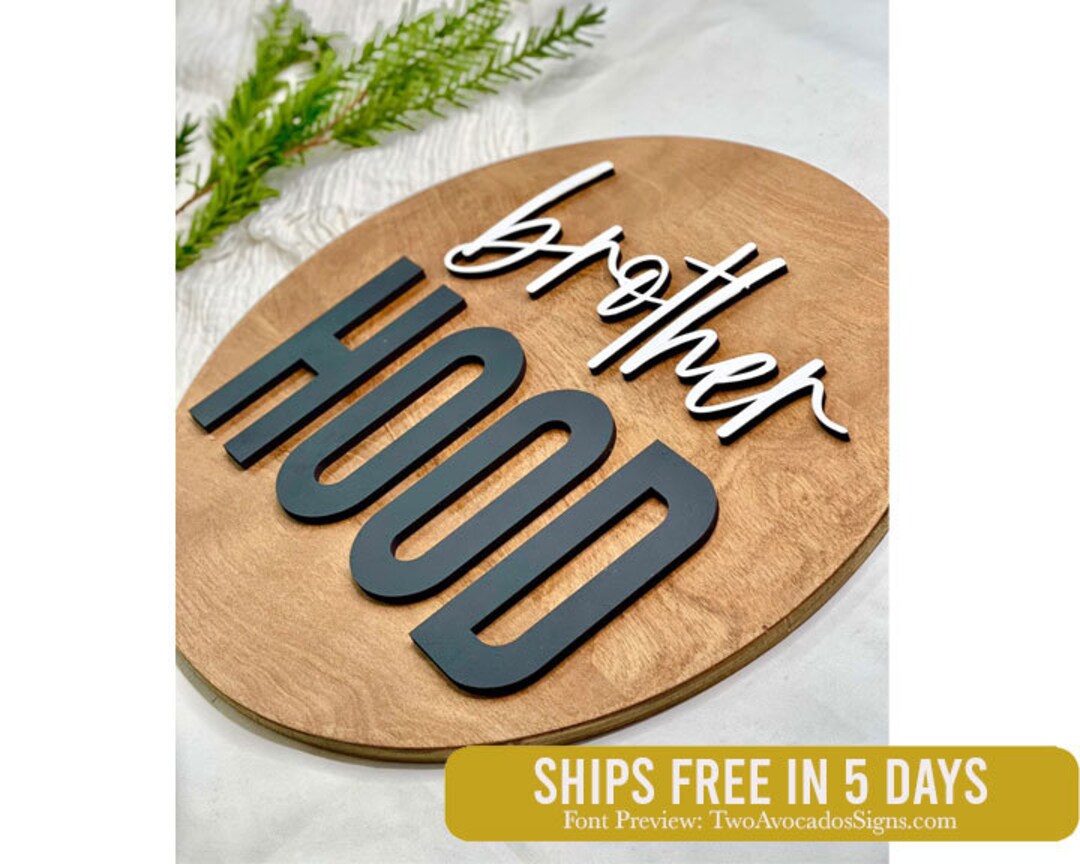 Brotherhood Sign, Boys Shared Room, Boy Nursery, Boy Nursery Sign, Boy ...