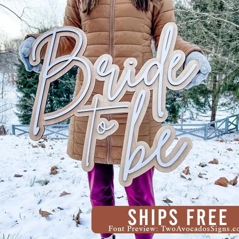 Bride to Be Wood Sign - Etsy