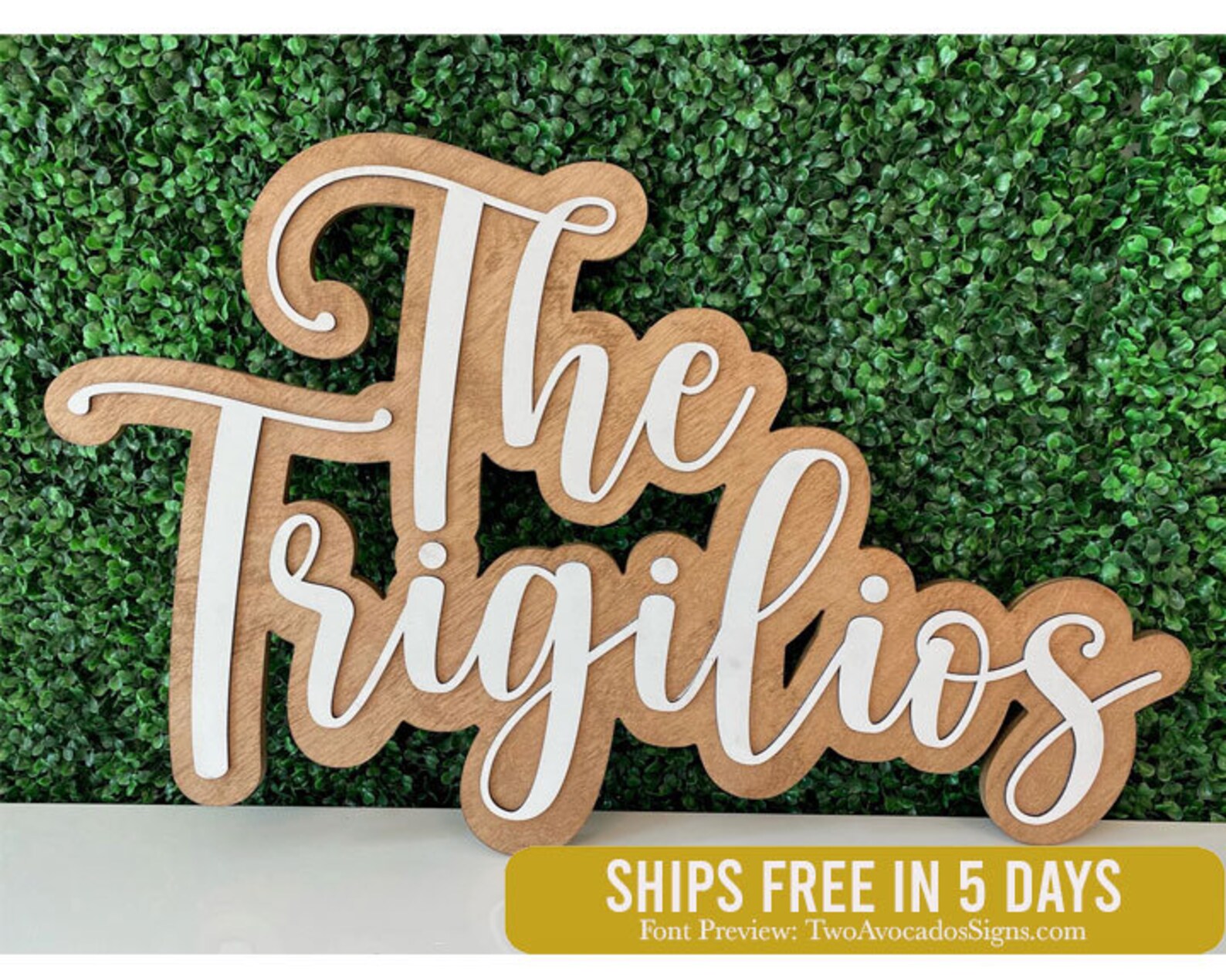 Large Last Name Sign Cut Out Last Name Sign Wedding Name - Etsy