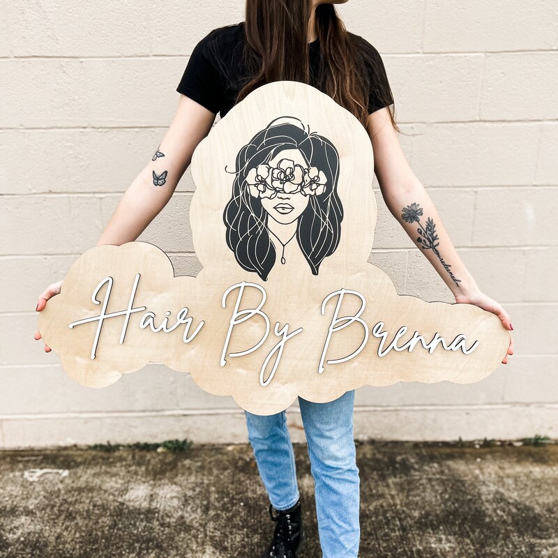 Metal Custom Cutout Sign - Etsy