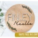 Small Name Sign, Nursery Name Sign, Wood Cutout Name Sign, Small ...