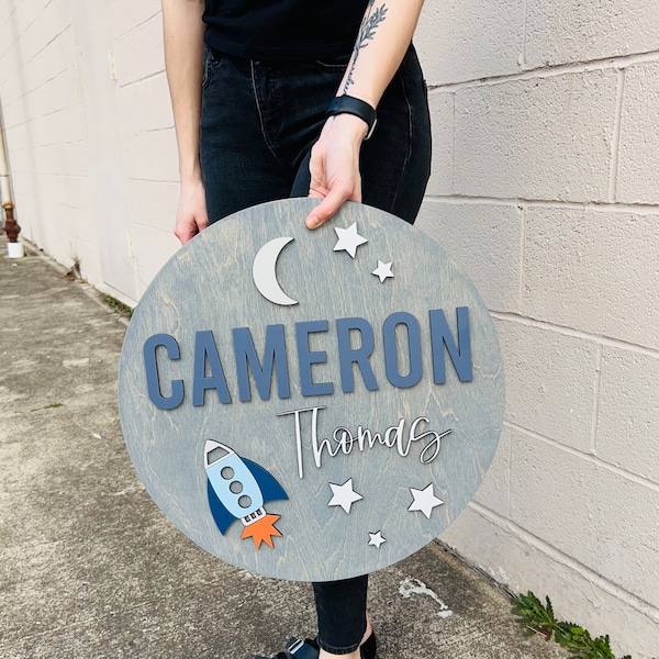 Space Theme Nursery - Etsy