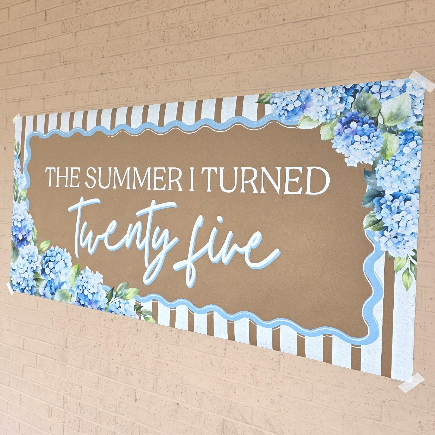 Custom Banner, Printed Butcher Paper Banner, Personalized Party Decor ...