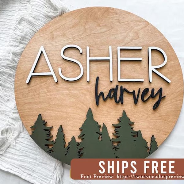 House Name Woodland - Etsy