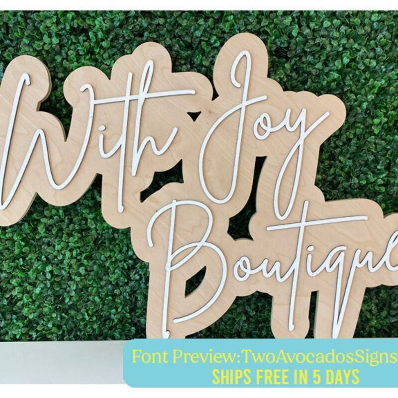 Boutique Sign - Etsy