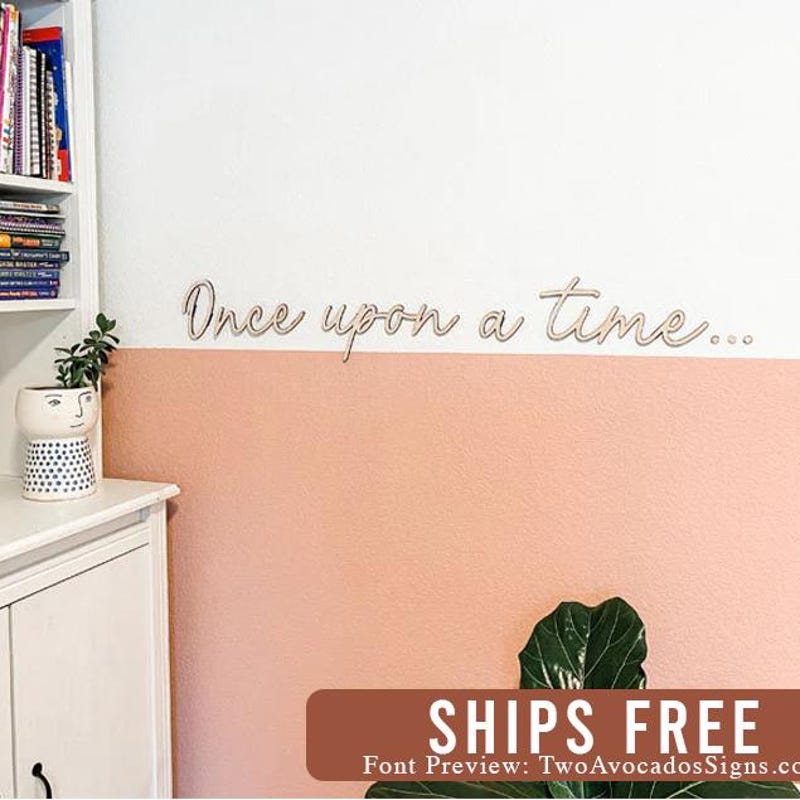 Once Upon a Time Sign - Etsy