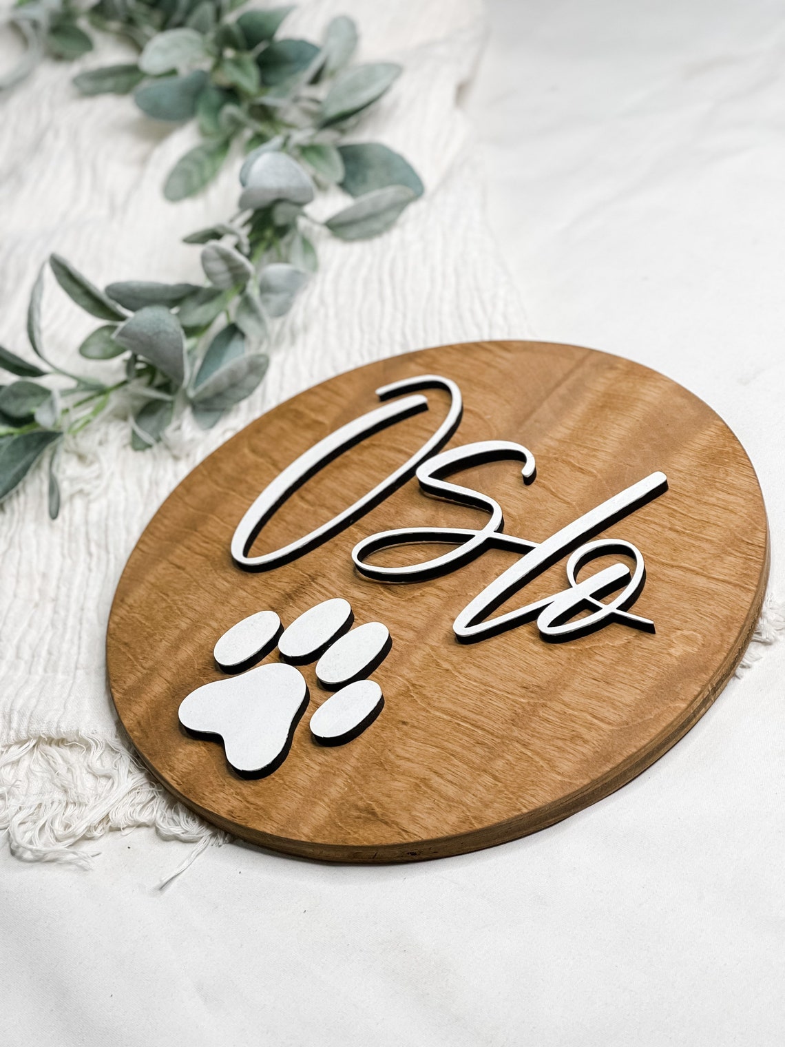 Pet Name Sign Dog Name Sign Dog Mom Pet Lover Gift Cat - Etsy