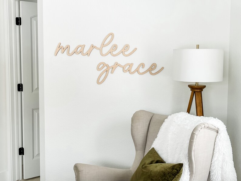 Stacked Name Sign Cutout / Nursery Name Sign / Baby Name Sign - Etsy