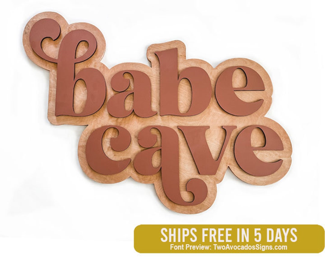 Babe Cave Sign, Girls Room Sign, Nursery Sign, Nursery Decor, Girl Nursery Sign - Etsy