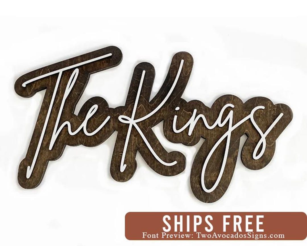 Large Last Name Sign, Cut Out Last Name Sign, Wedding Name Sign, Double ...