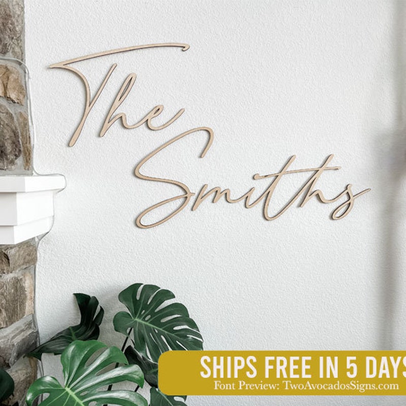 Two Last Names - Etsy