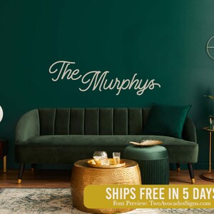 Last Name Sign, Cut Out Name Sign, Wedding Name Sign, 3d Last Name Sign ...